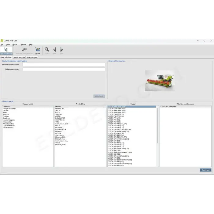 CLAAS PARTSDOC 2.2 EPC SPARE PARTS CATALOG 2025