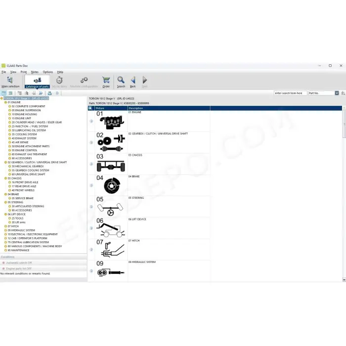 CLAAS PARTSDOC 2.2 EPC SPARE PARTS CATALOG 2025