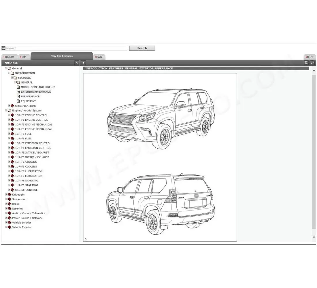 Lexus GX400 / GX460 2009 - 2019 service & repair manual