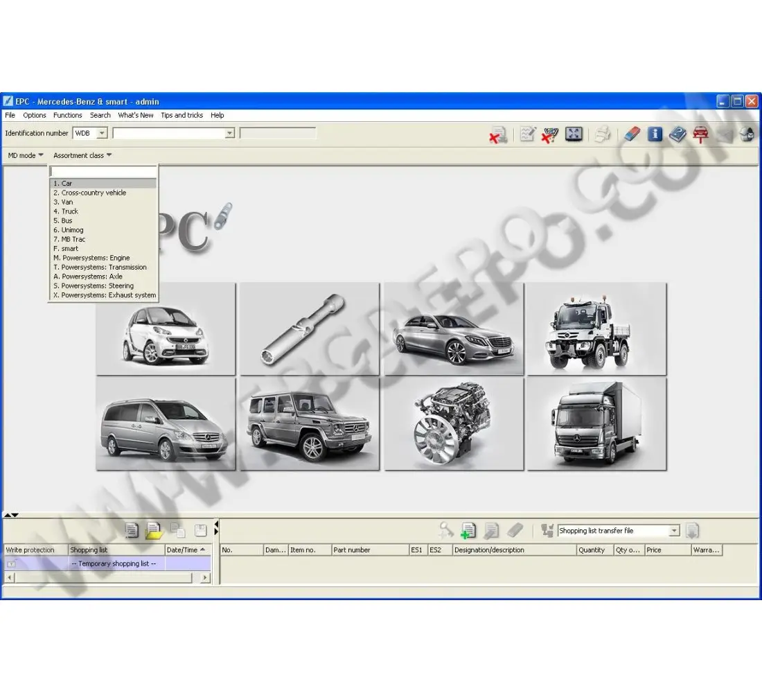 MERCEDES-BENZ EPC / WIS / ASRA net 2019