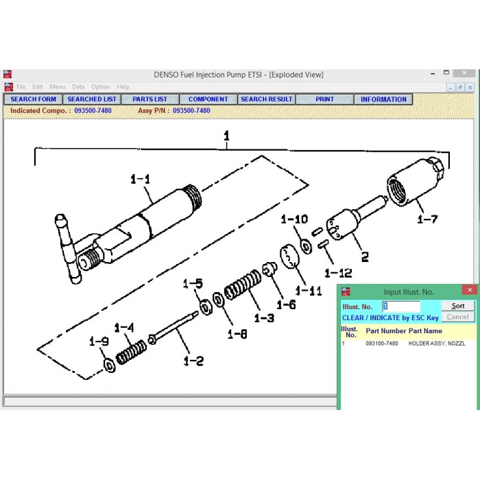 DENSO FUEL ETSI 2020 PARTS CATALOG