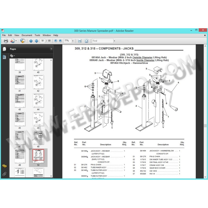 GEHL AG AGRICULTURE EQUIPMENT EPC PARTS CATALOG