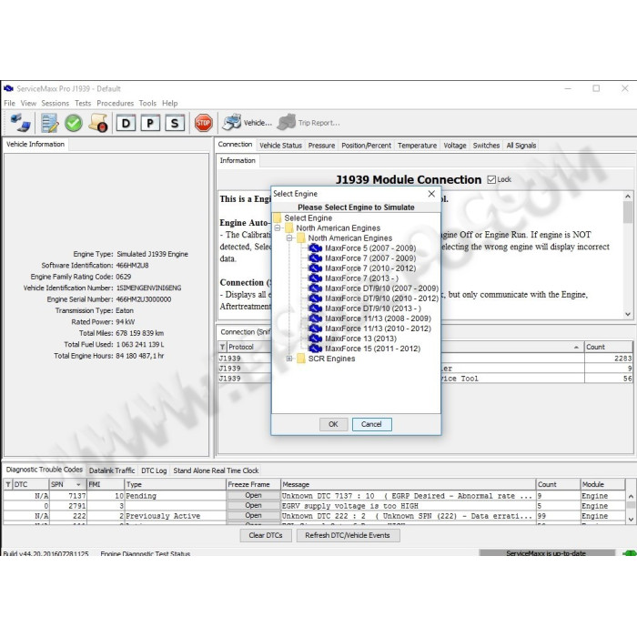 NAVISTAR INTERNATIONAL MAXXFORCE SERVICEMAXX ENGINE SERVICE TOOL