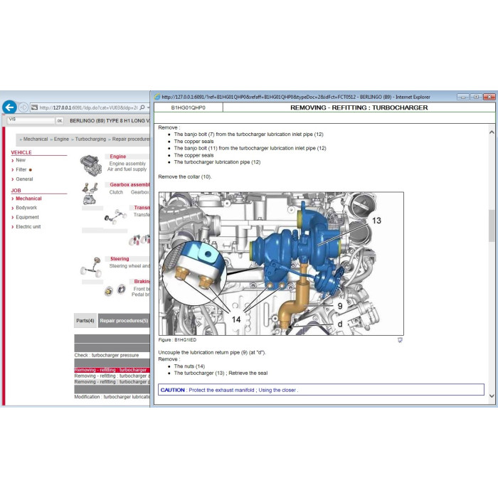 CITROEN PARTS CATALOG + SERVICE / REPAIR 2014